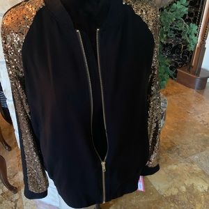 Xhilaration | Jackets & Coats | Exhilaration Glitter Jacket | Poshmark
